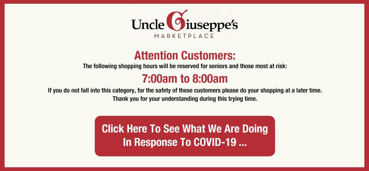 Welcome to Uncle Giuseppe's | Uncle Giuseppe's Marketplace
